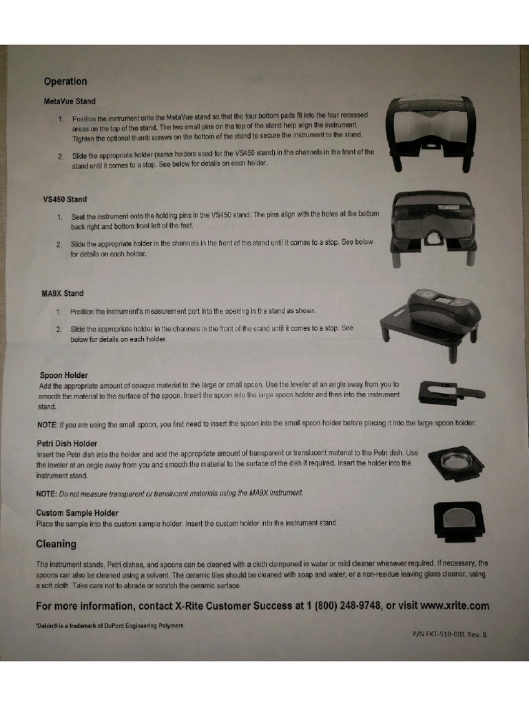 X-Rite Accessories | PDF