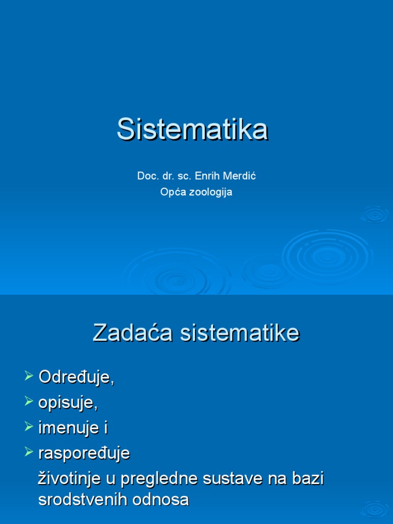 Sistematika 1 | PDF