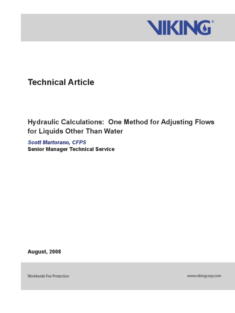 Hydraulic Calculations Adjusted Flow | PDF | Fire Sprinkler System ...