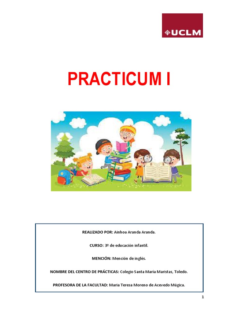Practicum I Educacion Infantil | PDF | Aprendizaje | Competencia (Recursos humanos)