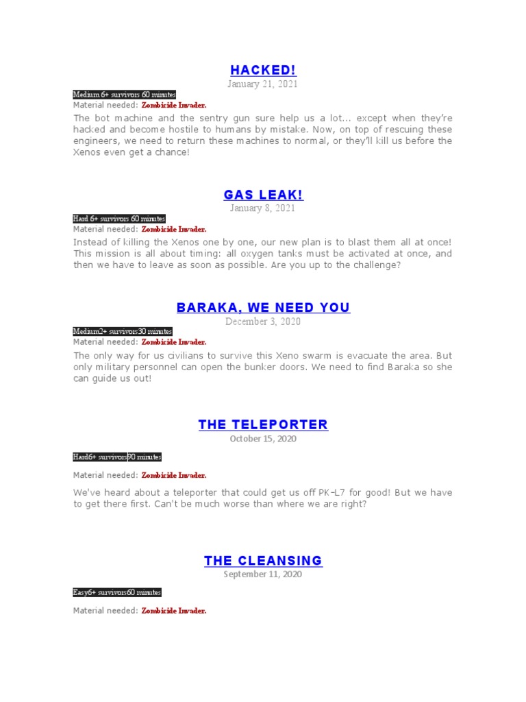 Zombicide SCi-FI | PDF