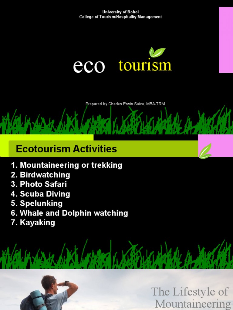 Ecotourism Activity - Mountaineering | PDF | Rock Climbing | Mountaineering