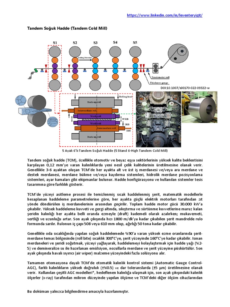 Tandem Cold Mill | PDF