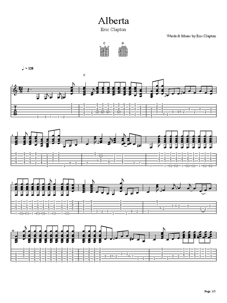 Clapton, Eric - Alberta | PDF
