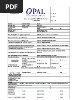 Motor Testing and General Checks Format | PDF | Electric Motor | Switch