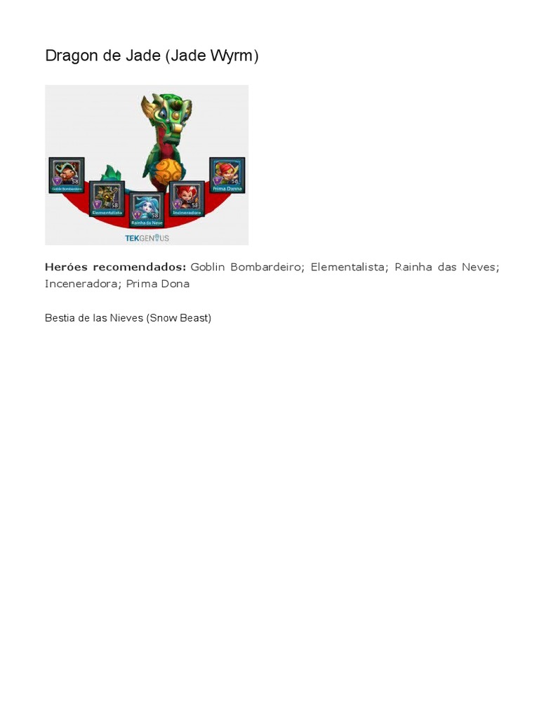 Dragon de Jade | PDF