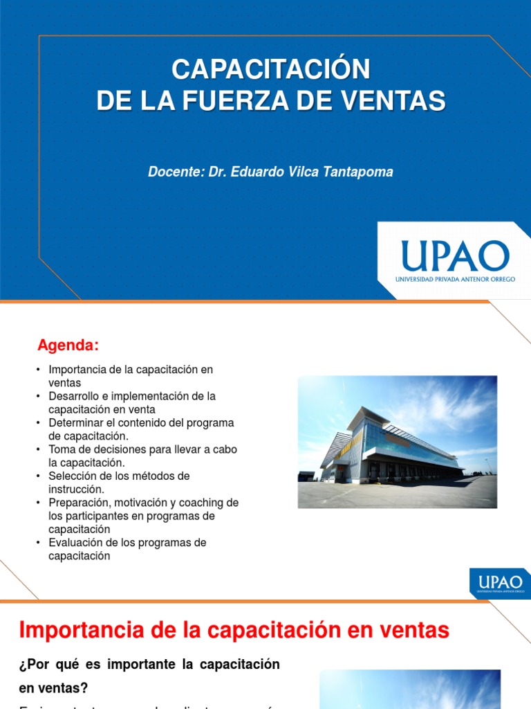 Capacitación de La Fuerza de Ventas | PDF | Evaluación | Aprendizaje