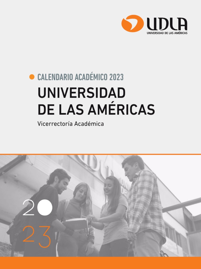 Calendario Academico UDLA 2023 | PDF | Evaluación Calendario Academico UDLA 2023 | PDF | Evaluación