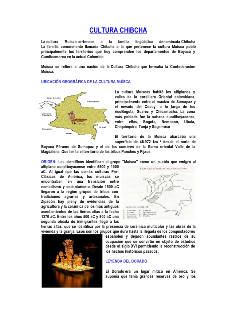 CULTURA CHIBCHA | Personas