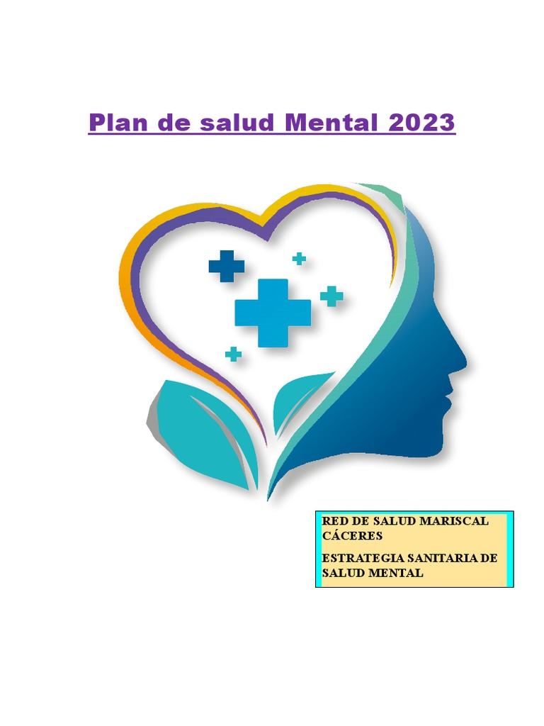 Plan Salud Mental 2023 | PDF | Salud mental | Depresión (estado de ánimo)