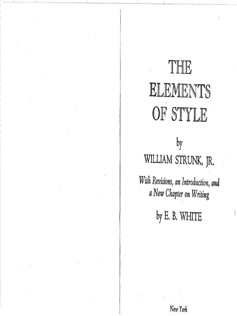 Elements of Style 1959 | PDF
