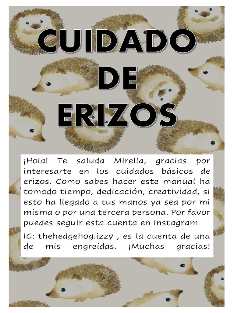 Guia de Erizos | PDF | El embarazo | Insectos