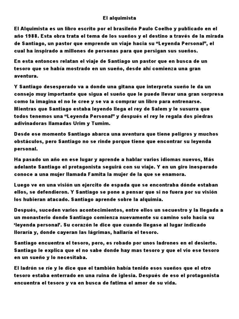 El Alquimista | PDF
