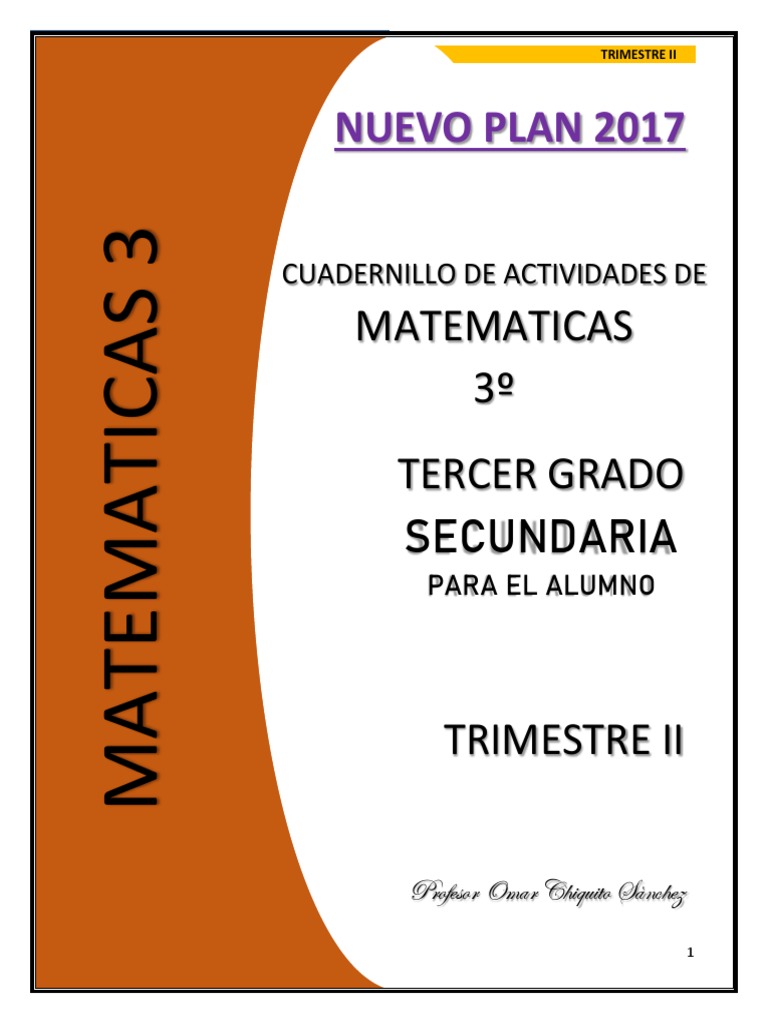 3º 2t Alumno Matematicas | PDF | Número primo | Factorización