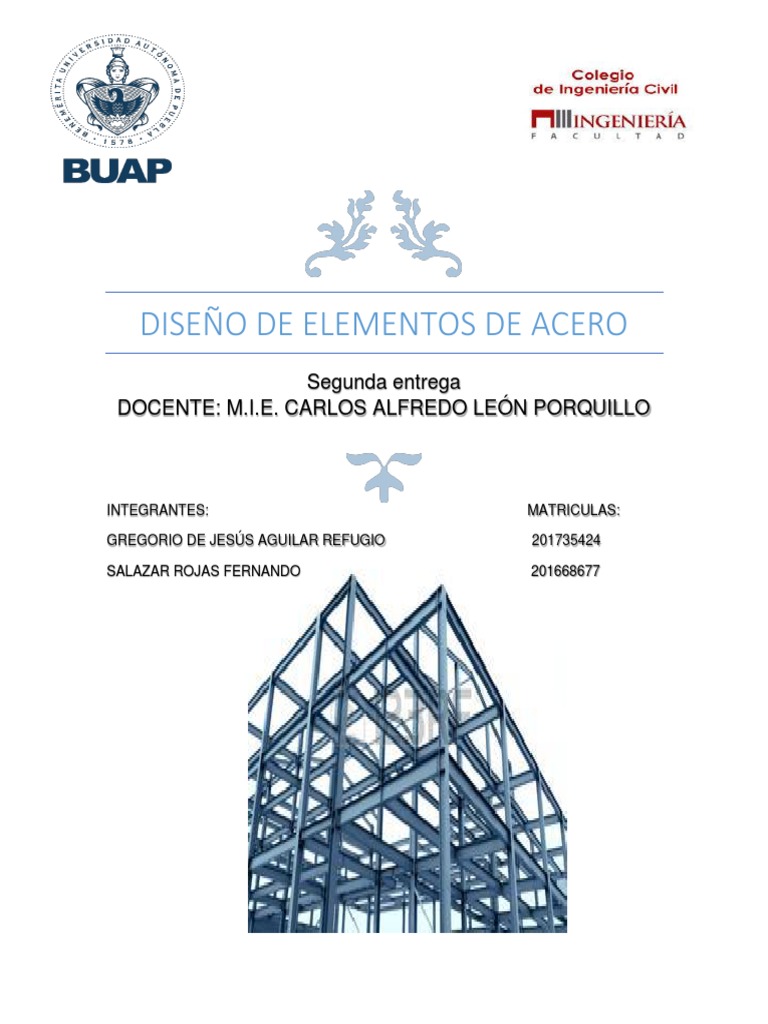 Diseño Estructural de Elementos de Acero | PDF