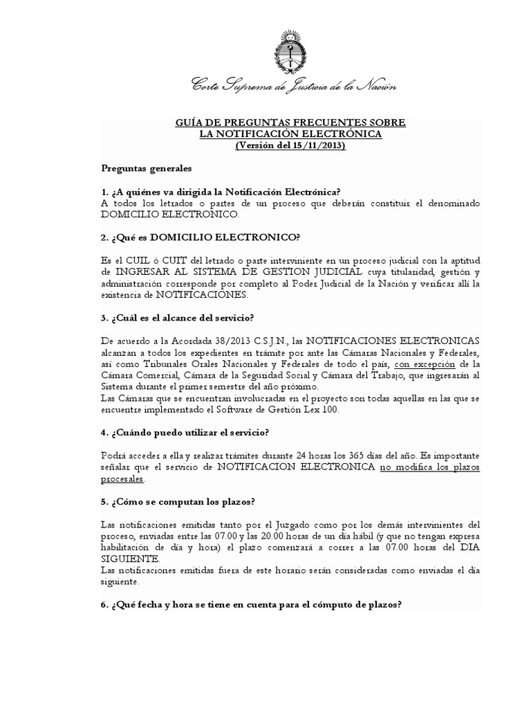 Guia Corte Suprema de Justicia Notificaciones Plazo | PDF | Contraseña ... Guia Corte Suprema de Justicia Notificaciones Plazo | PDF | Contraseña ...