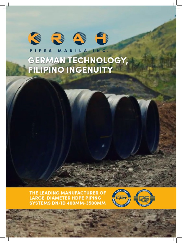 Krah Pipes: Durable HDPE Solutions Manila | PDF | Pipe (Fluid ...