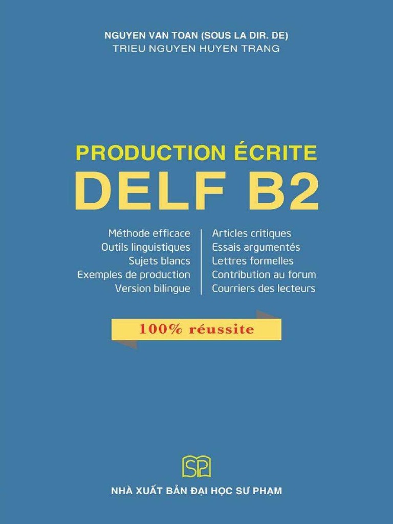 PDF Production Ecrite Delf b2 Compress | PDF