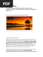 Mapa y Ubicación de La Civilización China | PDF | Historia de china | China