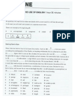 Reading and Use of English | PDF