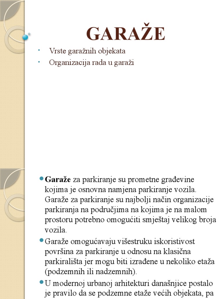 Kopija Datoteke GARAŽE | PDF