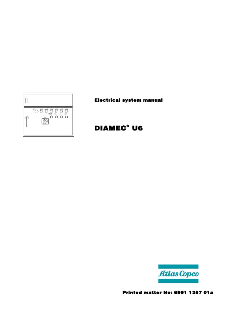 Diamec U6: Electrical System Manual | PDF | Relay | Rectifier