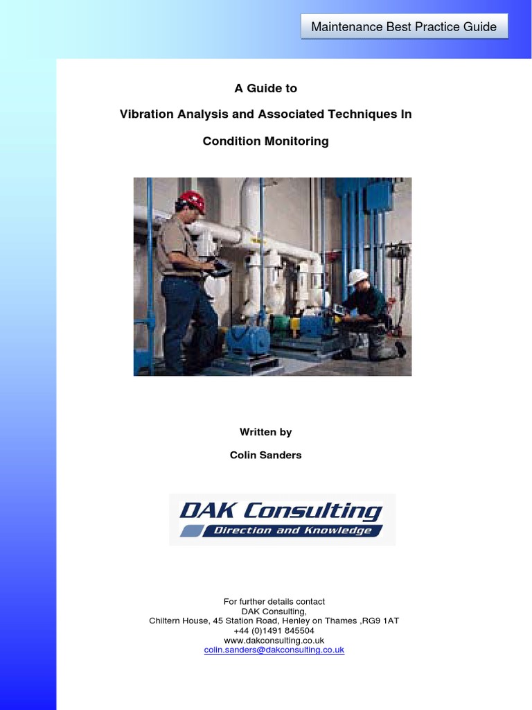 Vibration Analysis Guide | PDF | Bearing (Mechanical) | Amplitude