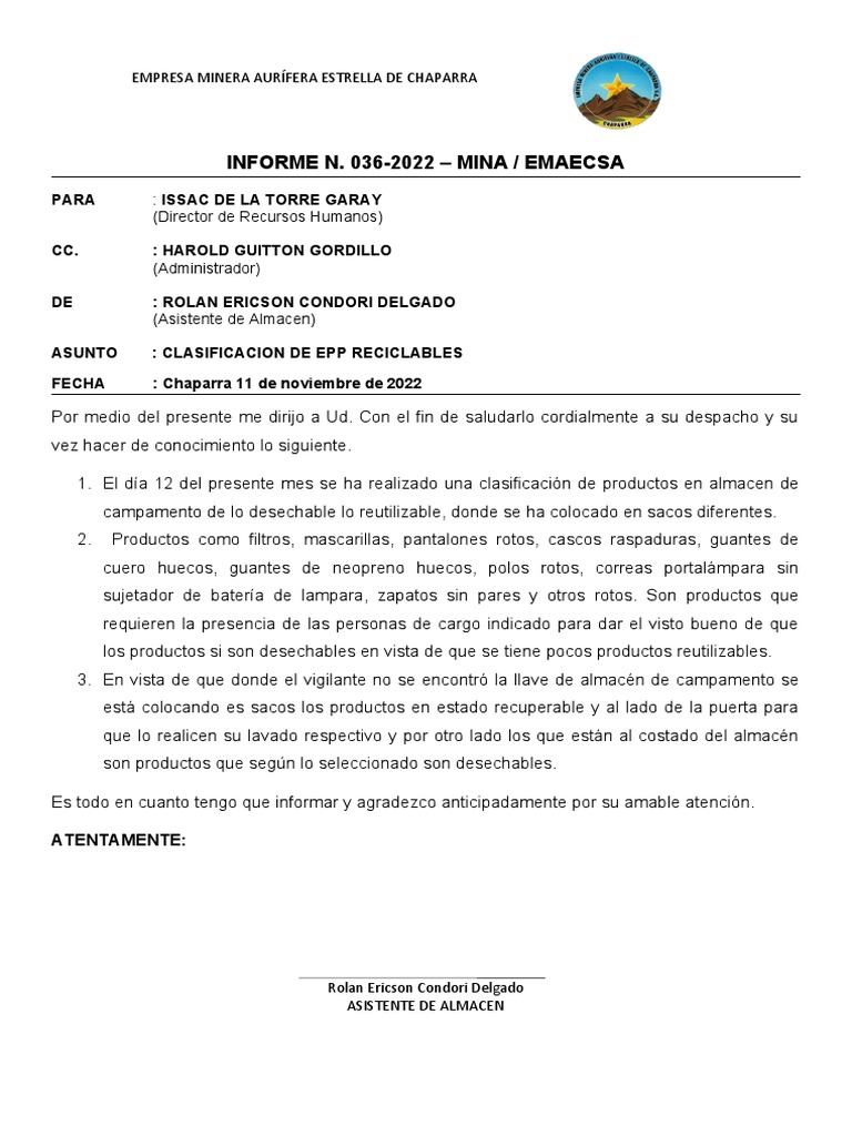 Informe - 0036 Selecion de Epps | PDF
