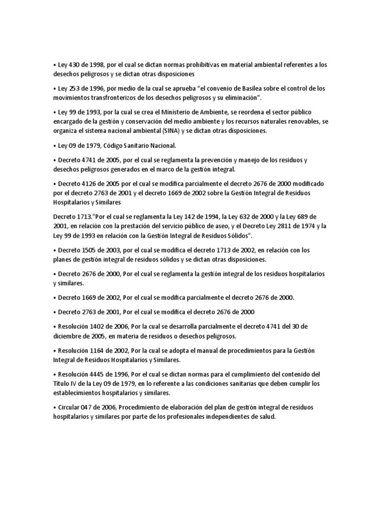 Ley 430 de 1998 | PDF