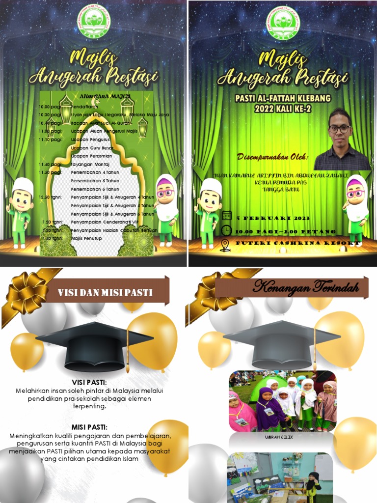 Buku Program Majlis Anugerah Prestasi Pasti 2023 Edited | PDF