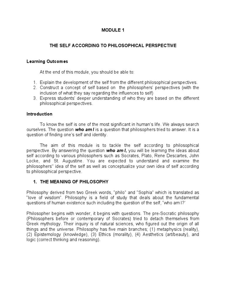 UTS - Module 1 Revised | PDF | Reason | Knowledge