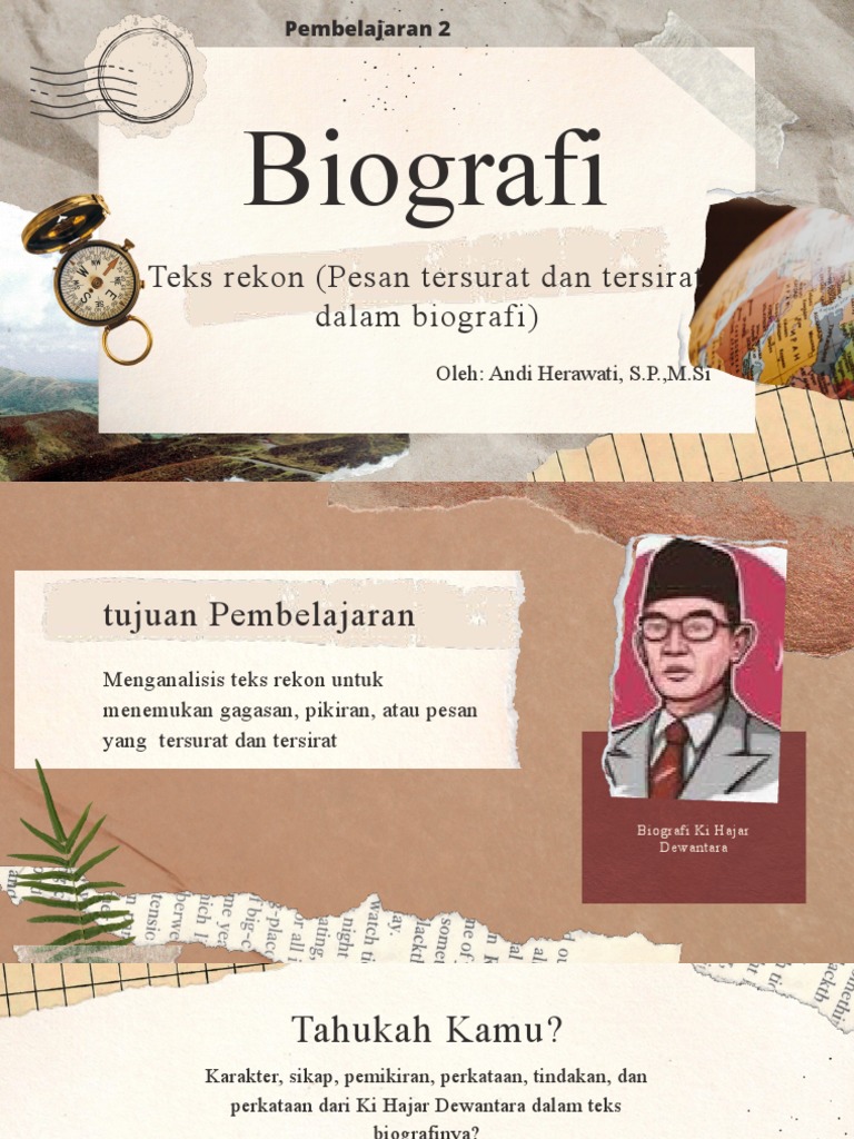 Biografi Teks Rekon | PDF
