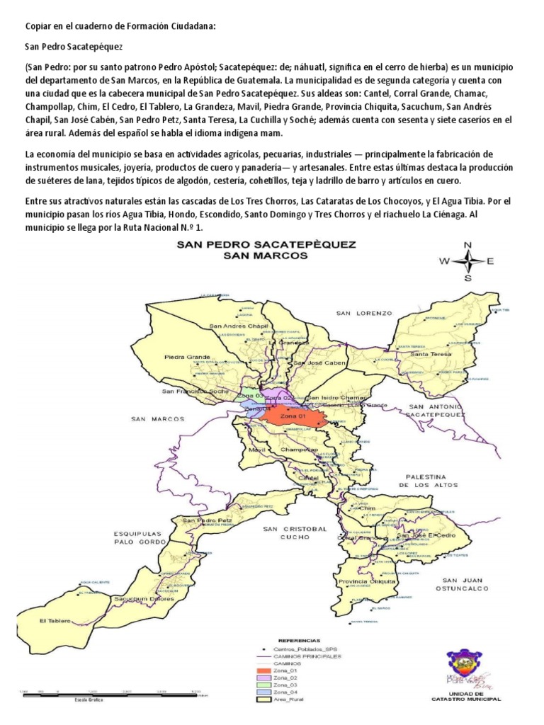 Hisoria de San Pedro Sacatepequez San Marcos | PDF | Viajes y turismo ...
