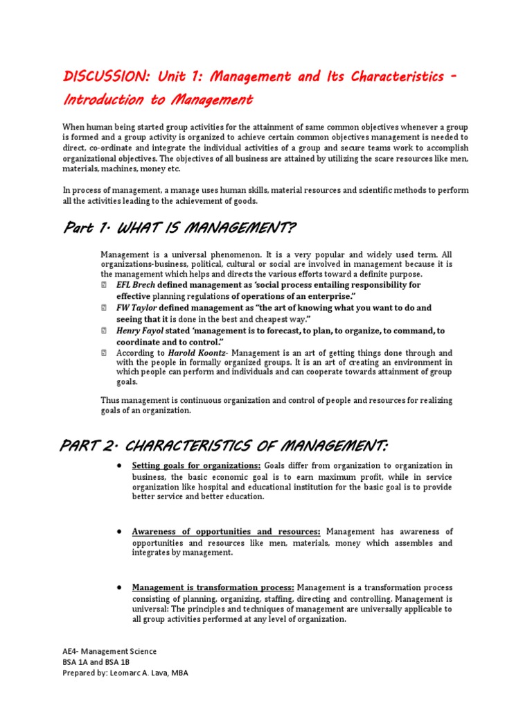 Handout Unit 1 3 | PDF | Operations Research | Decision Making