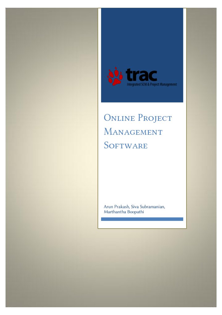 Trac Is An Open Source | PDF | Computers