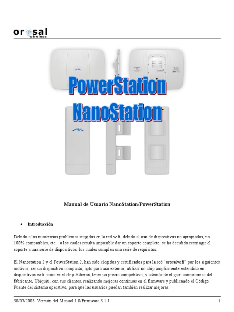 Manual Nano Station 2 | PDF | Informática