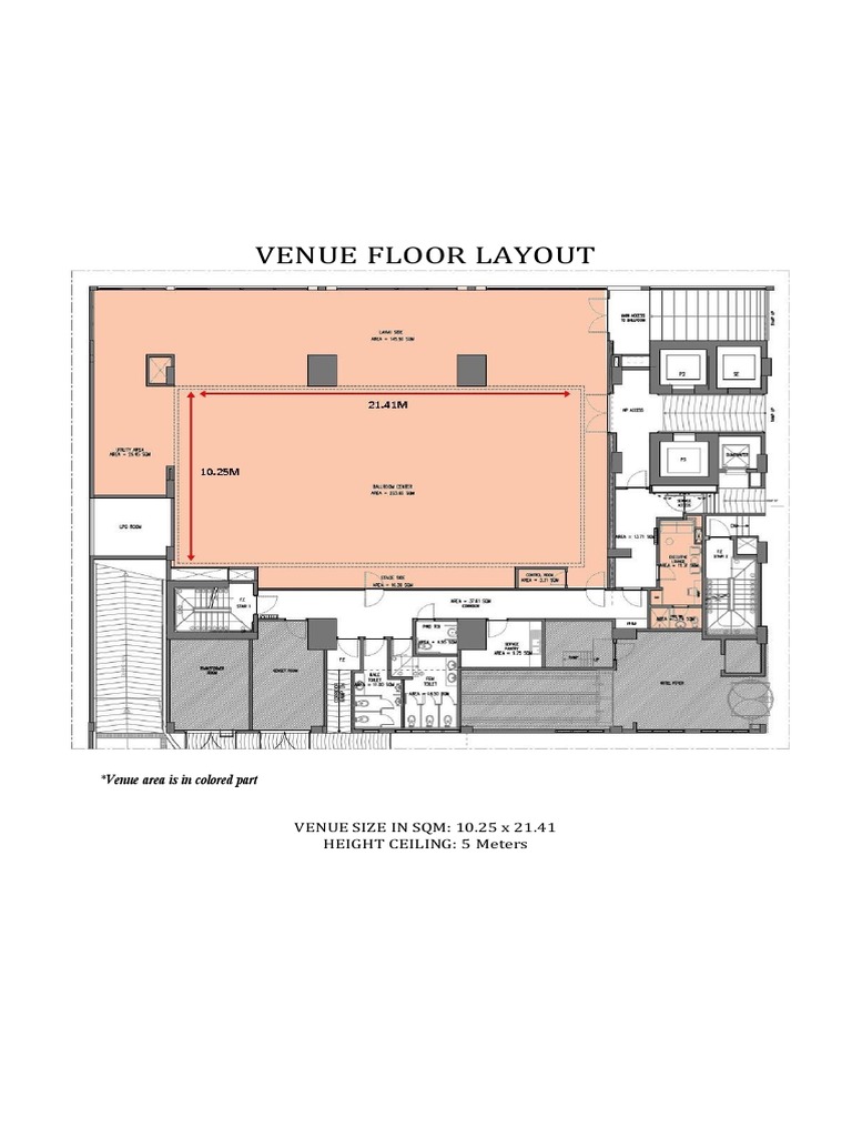 One Esplanade - Venue Floor Layout | PDF