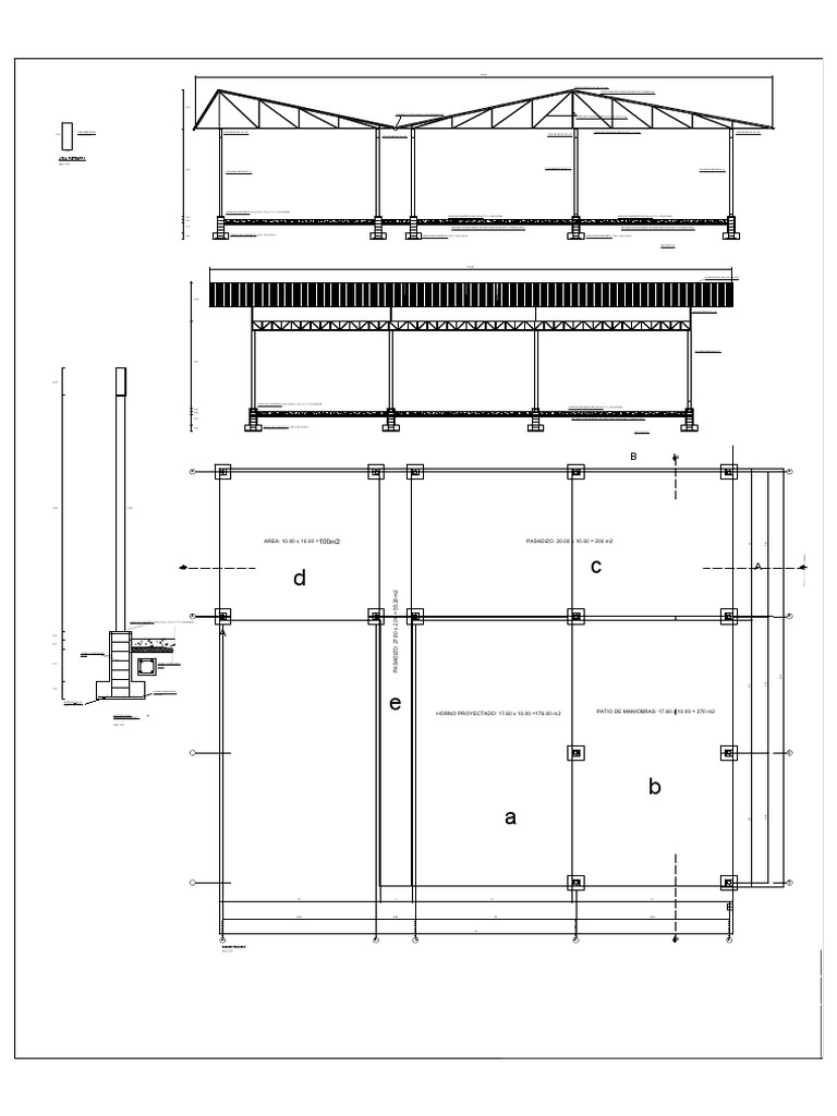 6 PLANO TECHO REPLANTEADO - PLANO TECHO-Modelo vEZ | PDF | Rieles | Acero