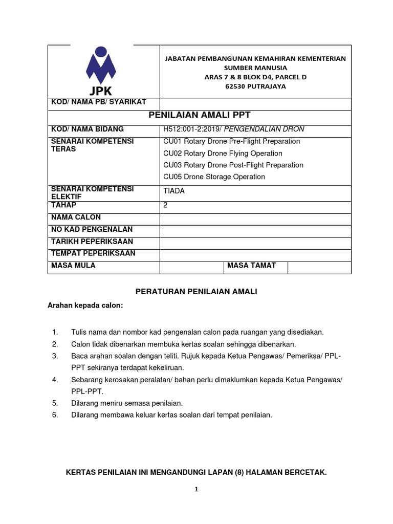 Drone PPT JPK L2 Set 1 Finalized | PDF