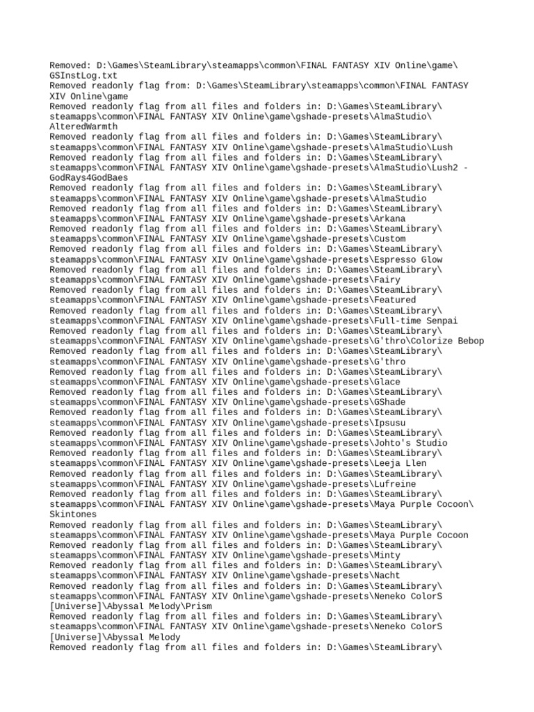 GSInst Log | PDF | Computer File | Information Technology Management