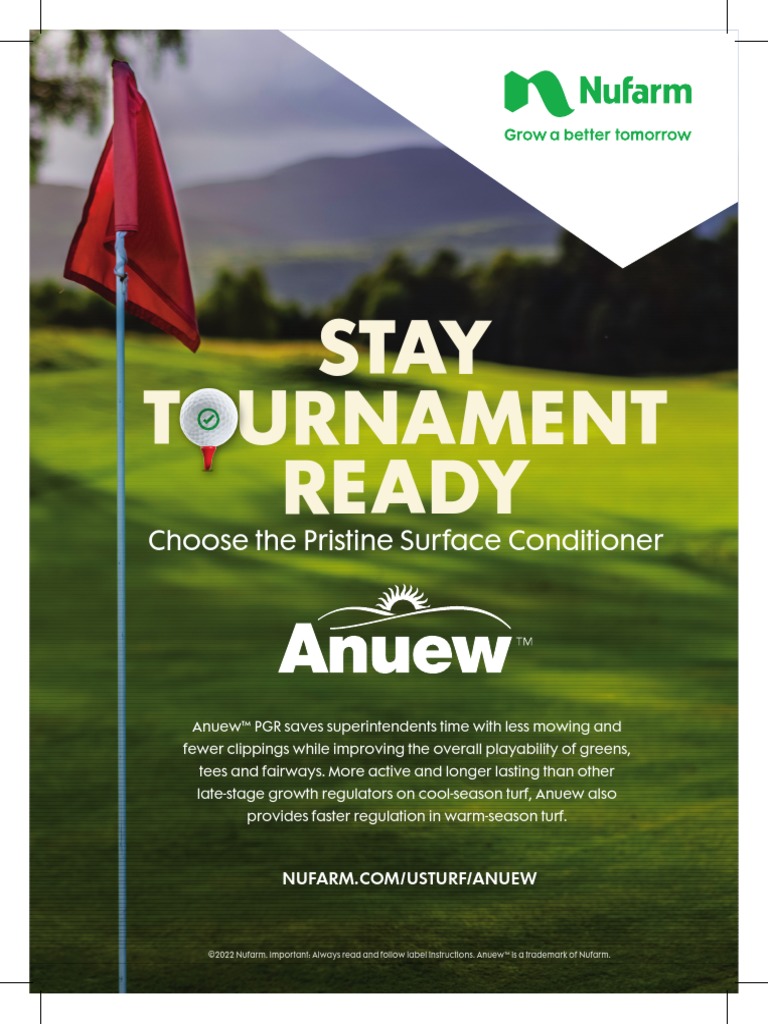 Nufarm Anuew Ad - Stay Tournament Ready | PDF | Technology & Engineering