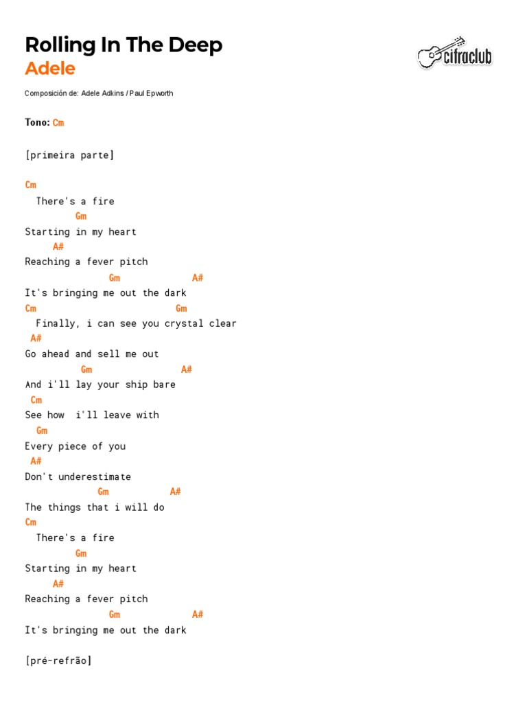 Adele - Rolling in The Deep | PDF