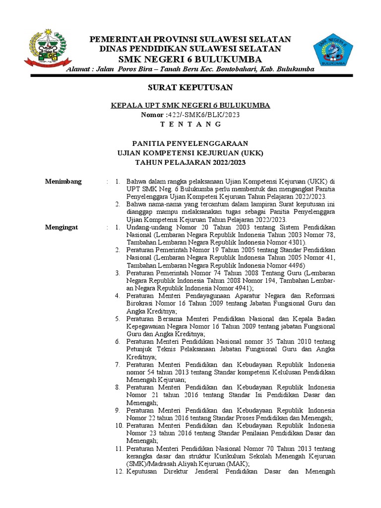 SK Ukk 2022-2023 | PDF