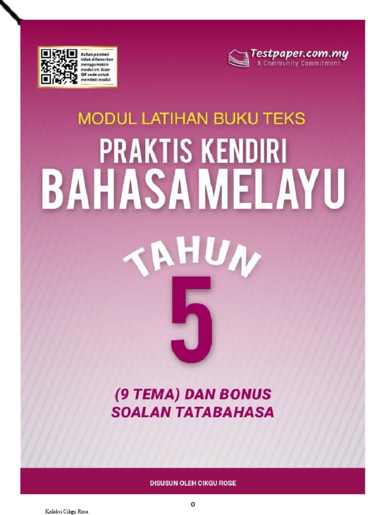 Modul Latihan Buku Teks Praktis Kendiri Bahasa Melayu Tahun 5 9 Tema Lengkap | PDF | Karier ...