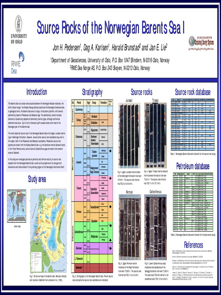 Petroleum Potential in Barents Sea Rocks | PDF | Sedimentary Rock ...
