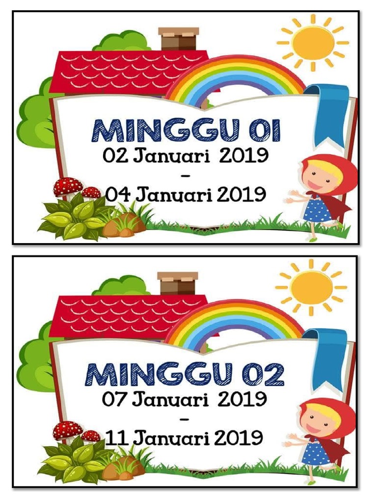 DIVIDER MINGGU | PDF