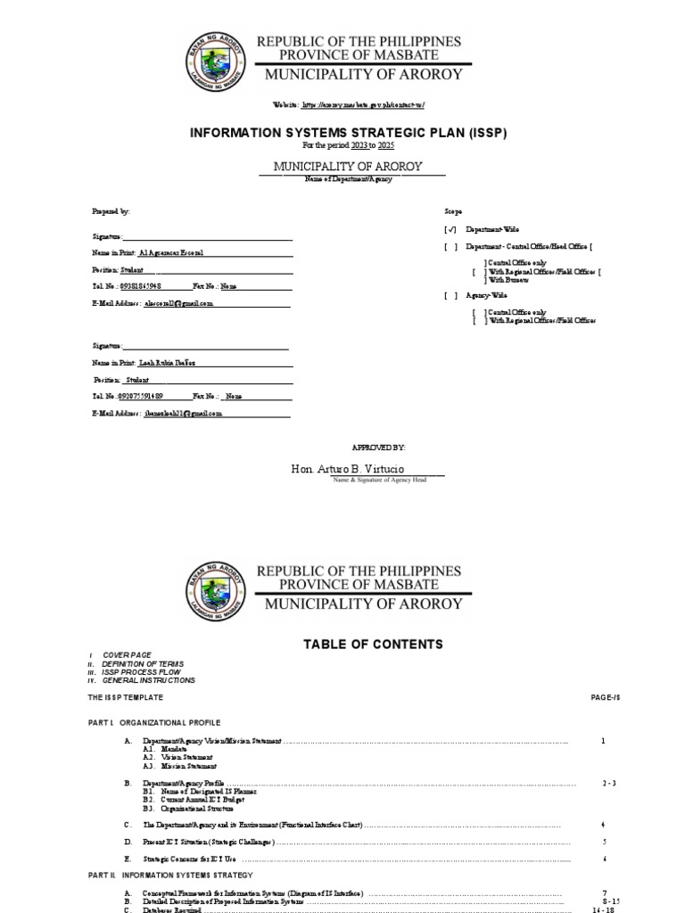 ISSP Cover Page | Download Free PDF | Computer Network | Internet