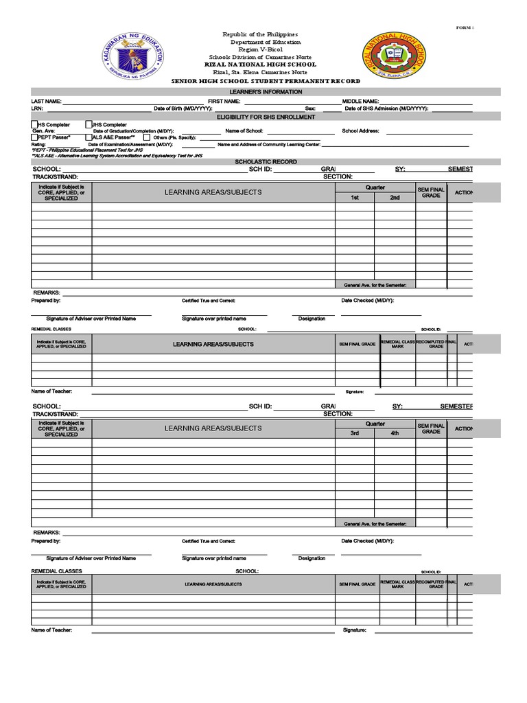 Form 10 | PDF | Middle Schools | Science