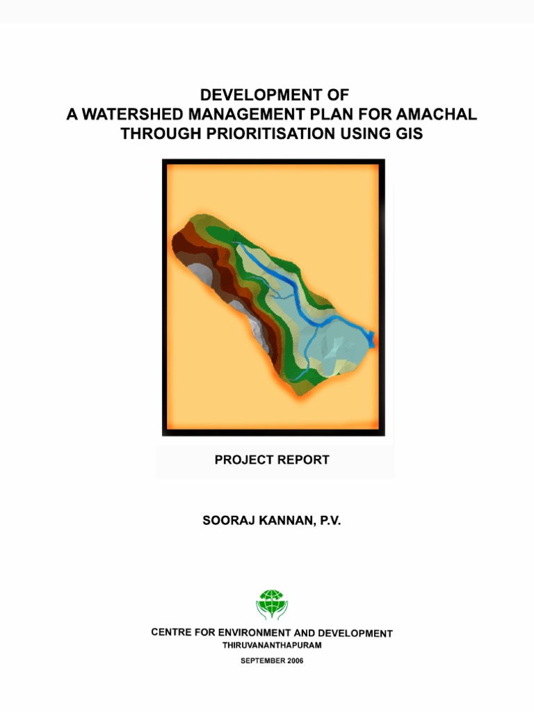 Development of A Watershed Management Plan For Amachal Through Ion ...