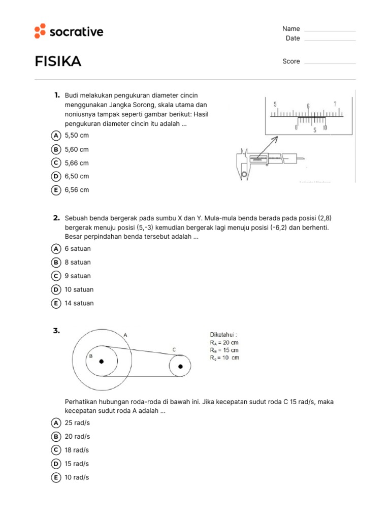 Quiz Fisika Pdf